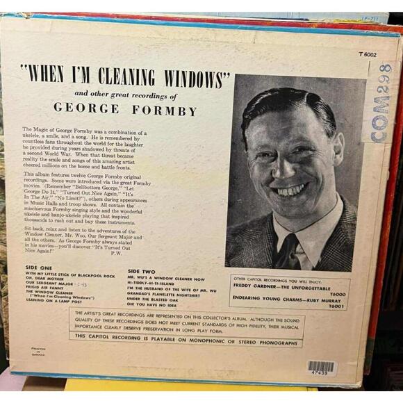 Media | George Formby When Im Cleaning Windows Vinyl 33rpm Vg Ab17 ...